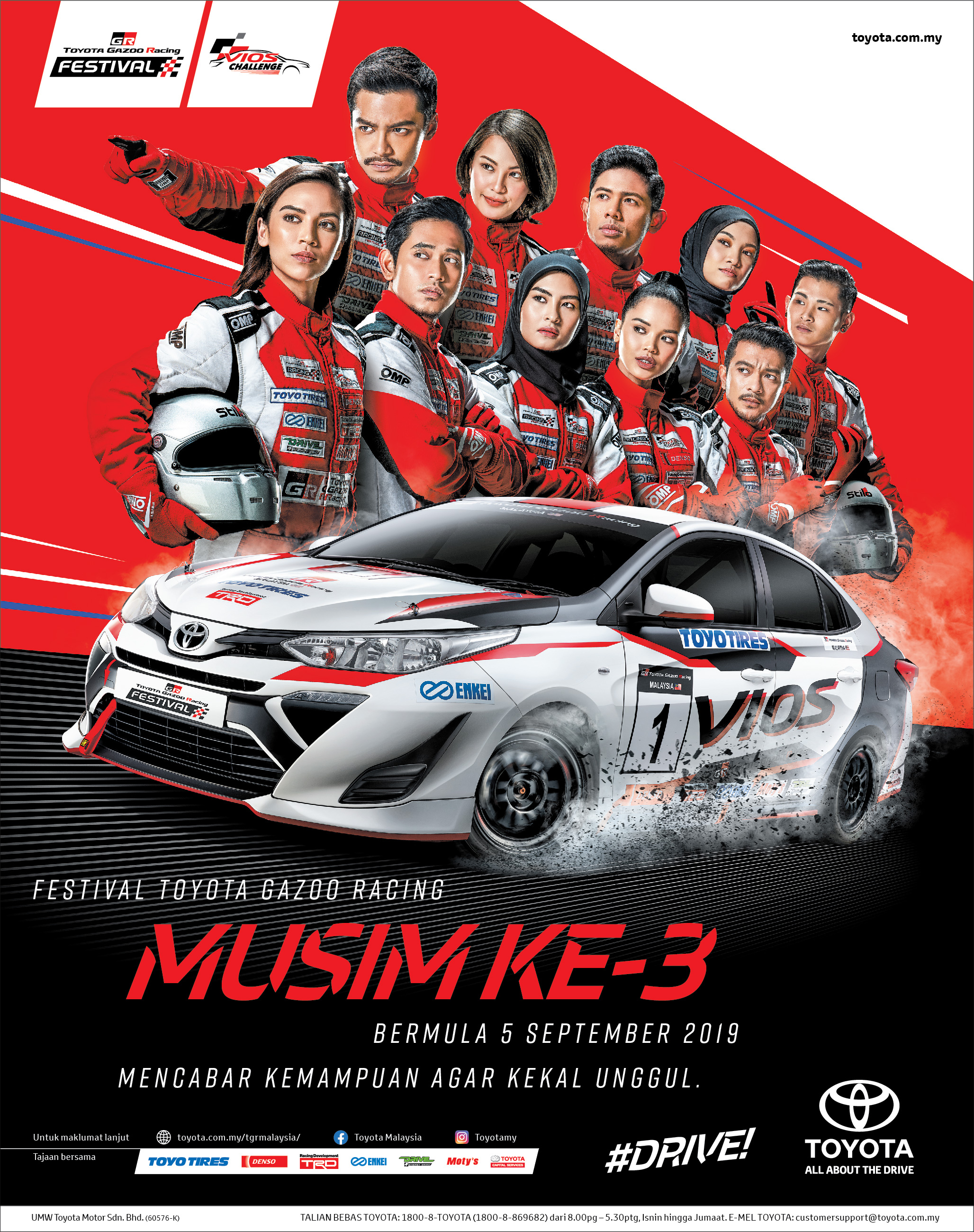 Toyota Gazoo Racing kembali lagi, musim ketiga janji lebih aksi | Motoqar