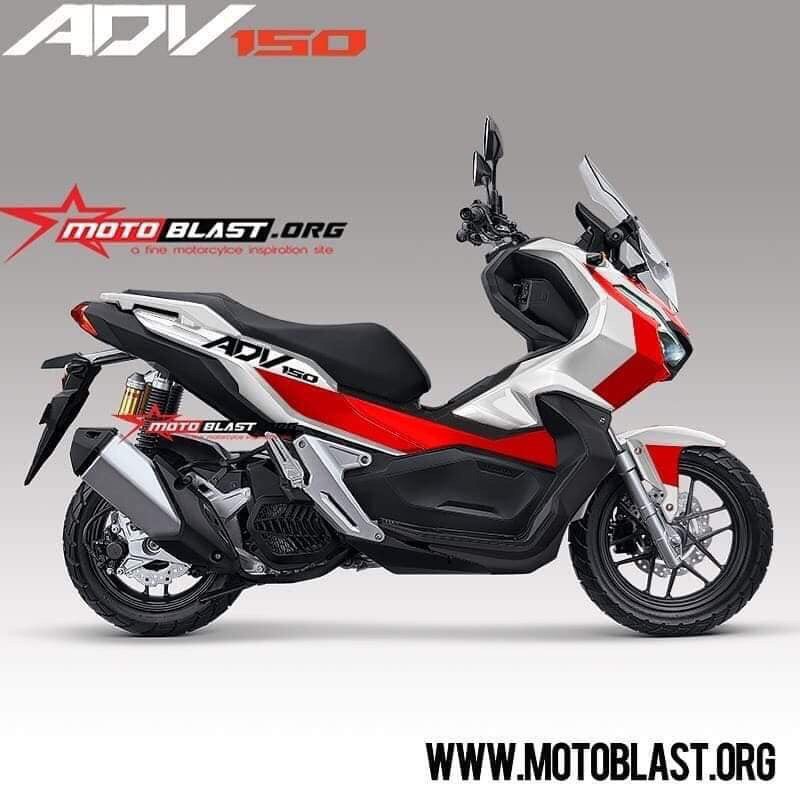 Pelbagai livery kustom untuk Honda ADV 150 | Motoqar