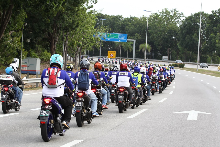 Konvoi motosikal dah boleh ni, nak pergi mana hujung minggu depan ...