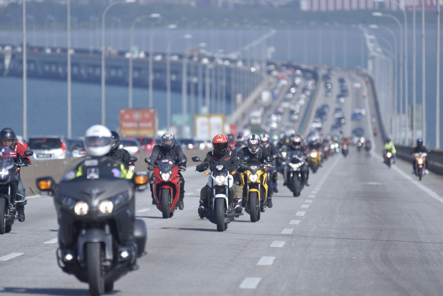 Konvoi motosikal dah boleh ni, nak pergi mana hujung minggu depan ...