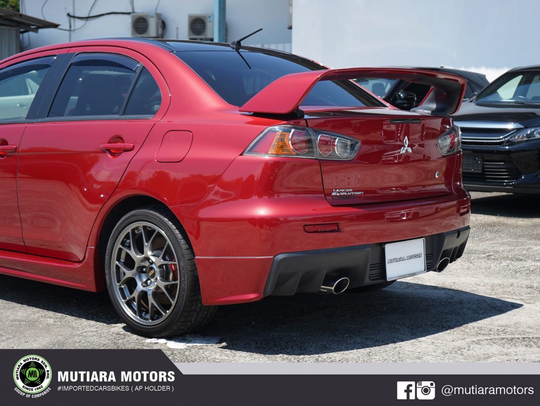 Cepat beli Mitsubishi Evo X ini dan jadilah antara pemilik terakhir ...