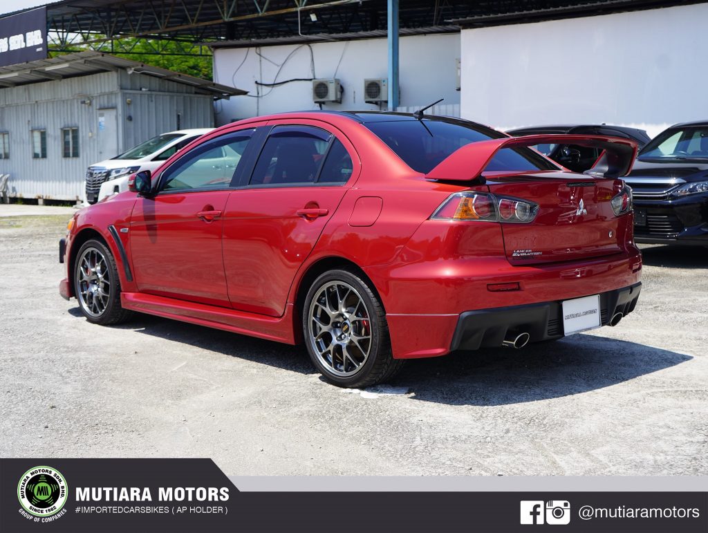 Cepat beli Mitsubishi Evo X ini dan jadilah antara pemilik terakhir ...