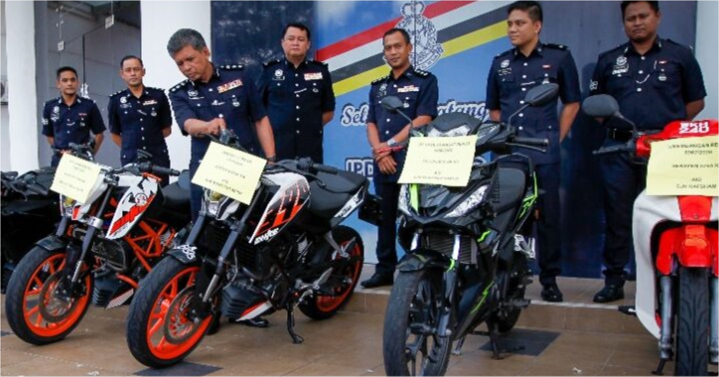 Aktif curi motosikal sejak tahun 2013, Geng KTM kini tumpas | Motoqar