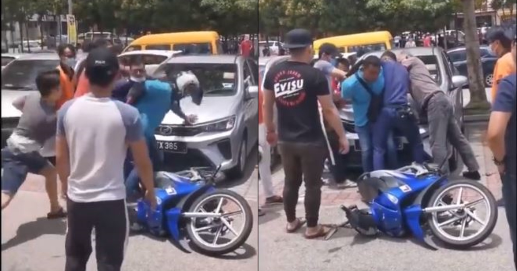 Peragut tumpas kena ‘flying kick’ anggota MBJB | Motoqar