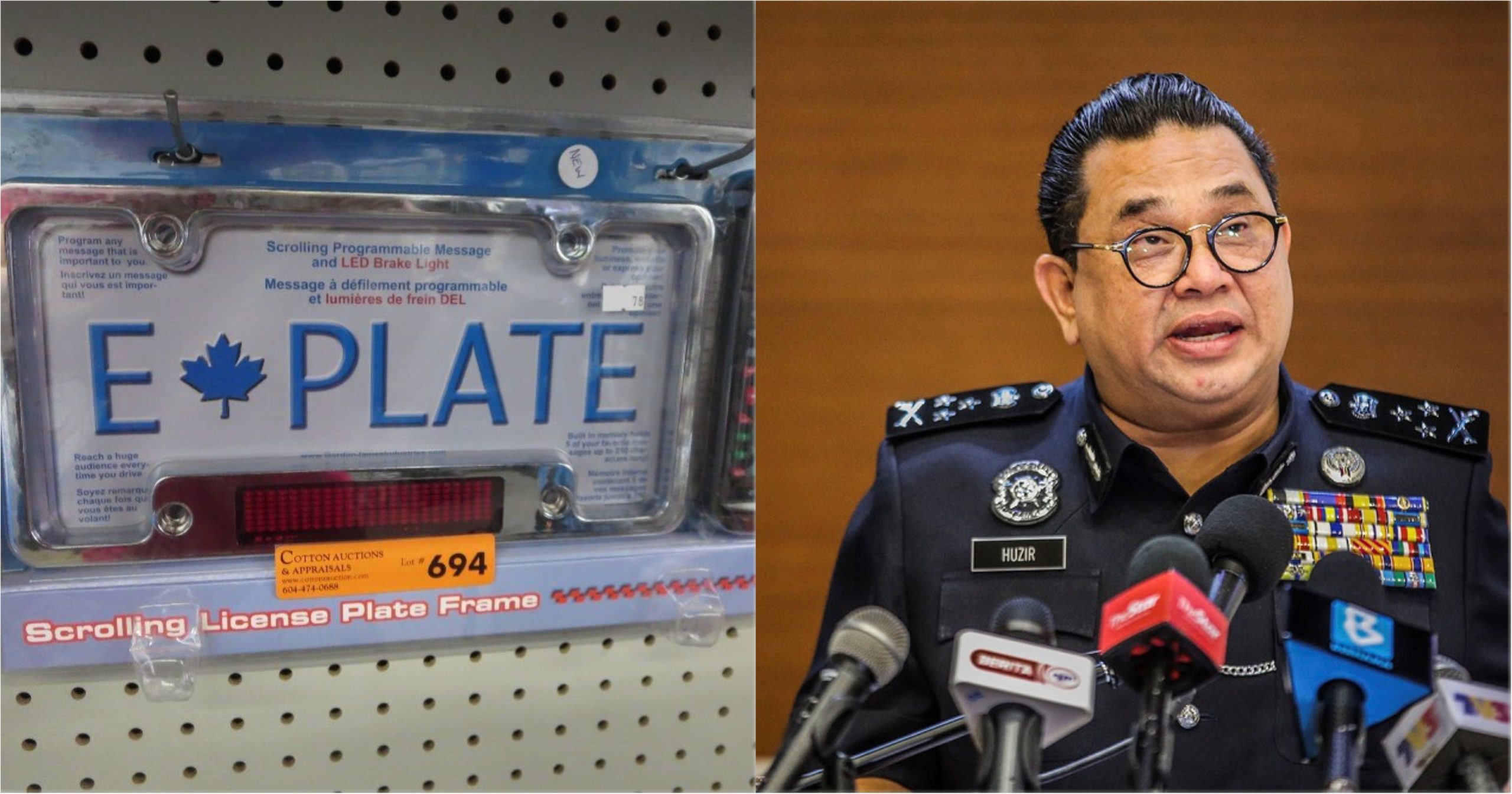 PDRM cadang semua kenderaan diseragamkan dengan e-plate | Motoqar