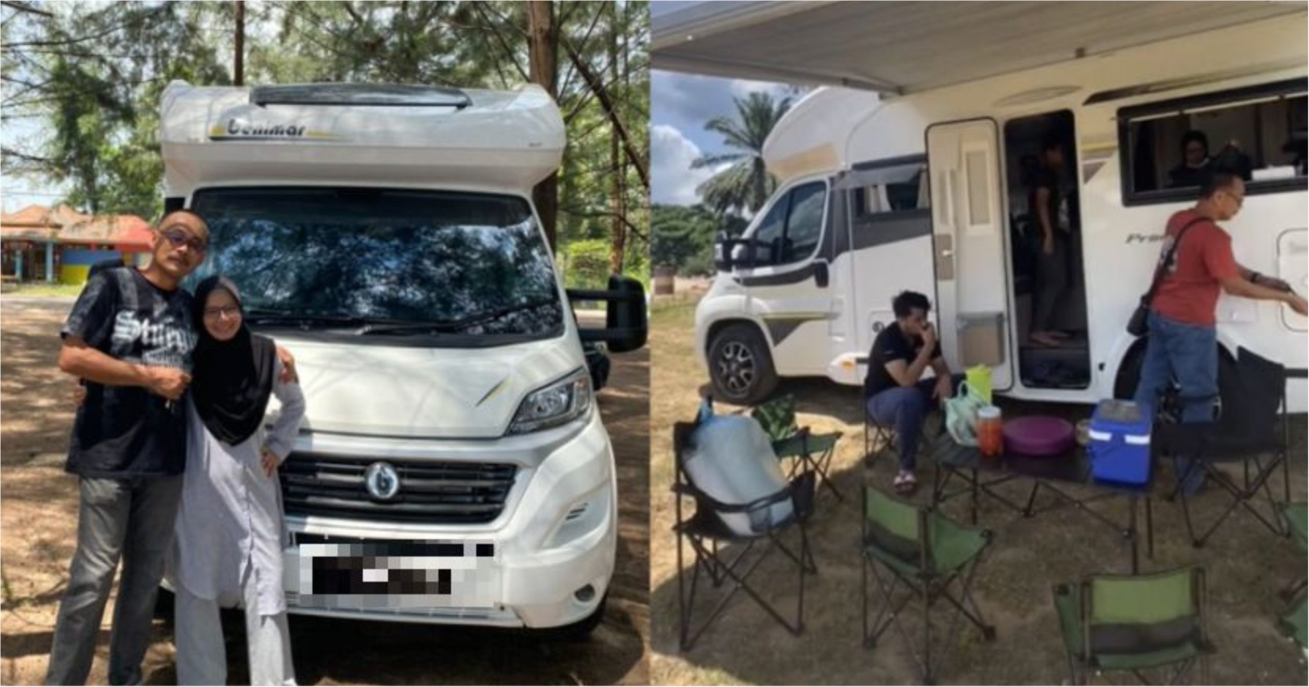 Keluarga ini beli Motorhome dari UK bercuti keliling Terengganu | Motoqar