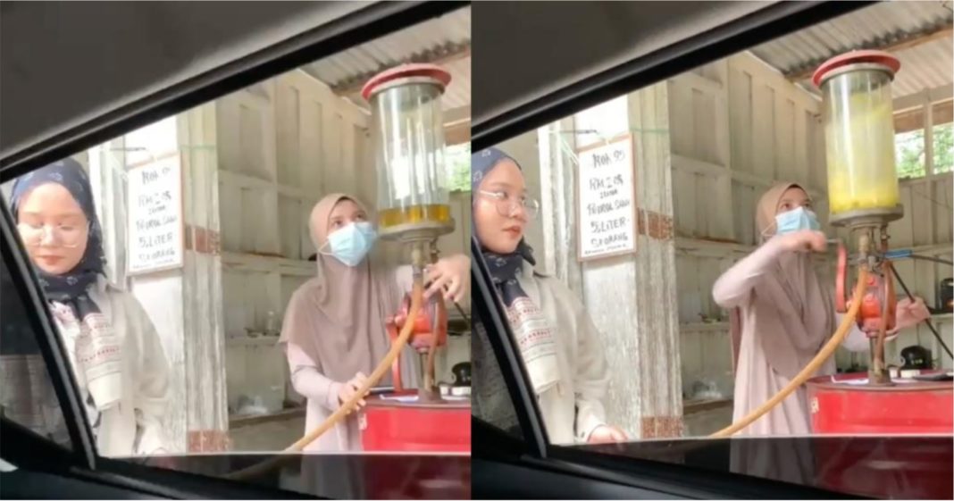 Gadis temui pam minyak tradisional di Dabong, Kelantan, sesuatu yang ...