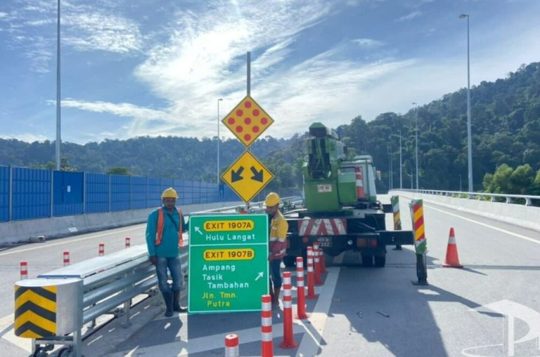 “Kekangan kawasan, saiz papan tanda tambahan lebih kecil,” lebuhraya ...