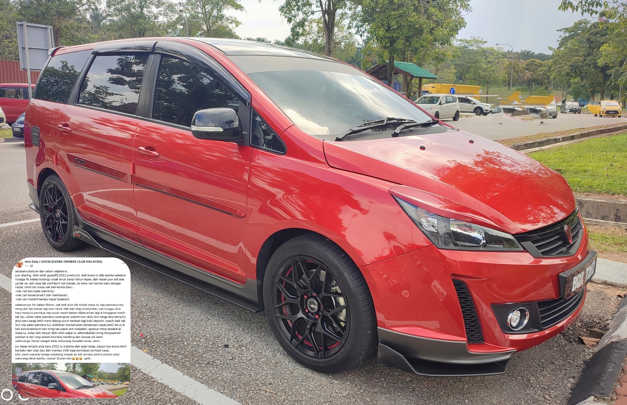 “Awalnya nak beli Alza, lepas miliki Exora rasa lebih berbaloi ...