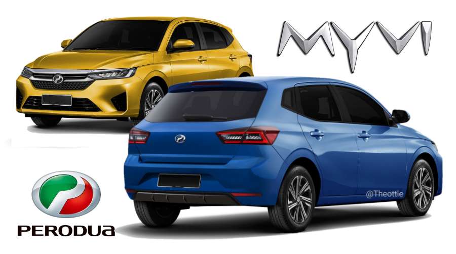 Perodua Myvi generasi keempat versi bayangan awal Theophilus Chin | Motoqar