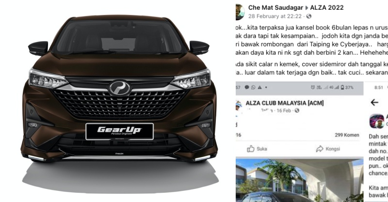 Enam bulan menunggu, akhirnya pemilik ini beli Perodua Alza terpakai ...