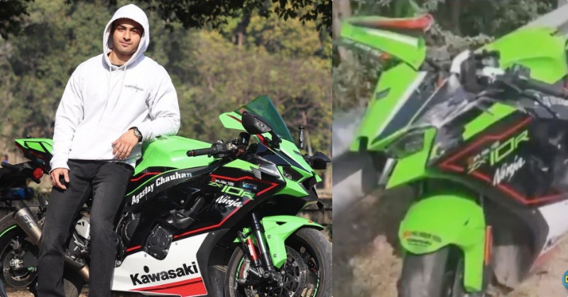 Youtuber India maut cuba lenjan Ninja ZX-10R hingga 300kmj | Motoqar