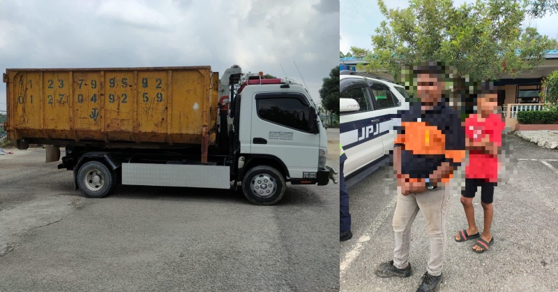 JPJ tahan remaja 13 tahun pandu lori sampah | Motoqar