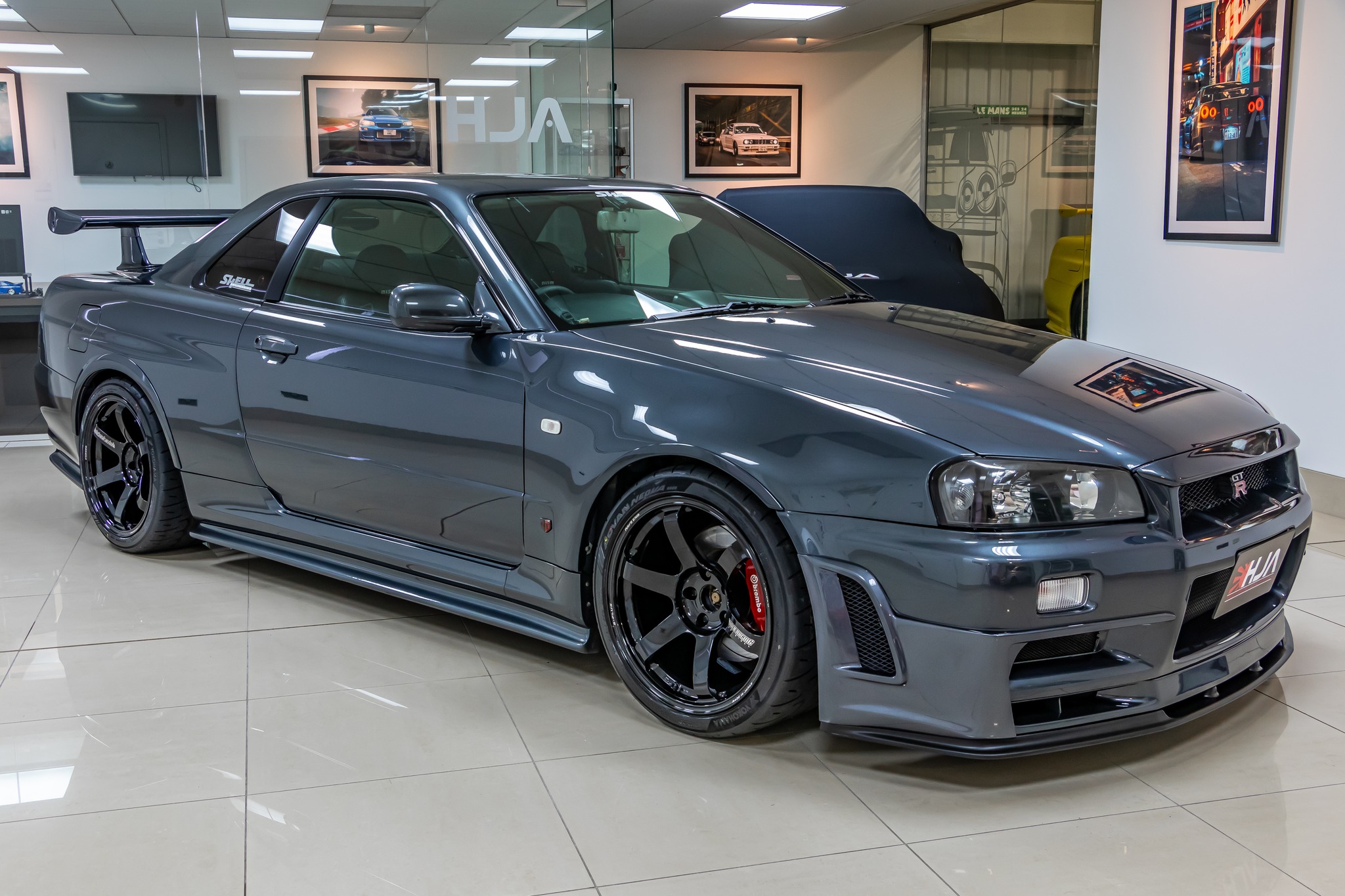 Nissan Skyline R34 GT-R talaan Shell Engineering, hantaran kuasa 634PS ...