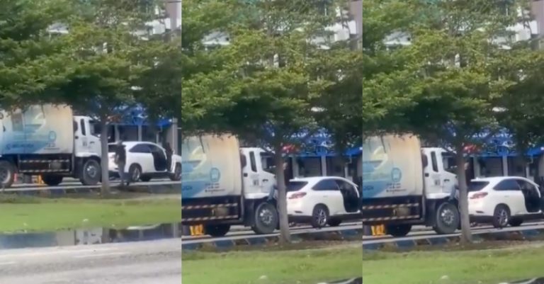 Polis tahan lelaki pukul pemandu lori sampah | Motoqar