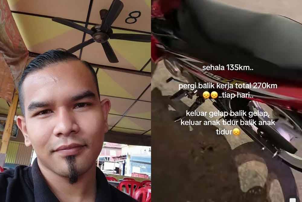 Ulang-alik 270km setiap hari pergi kerja, sebulan dua kali tukar tayar motor | Motoqar