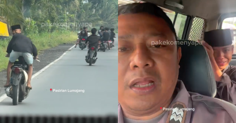 Ejek polis ketika merempit, hujungnya menangis setelah ditangkap | Motoqar