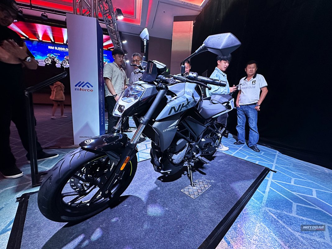 MForce lancar CFMoto 250NK Lite, harga RM9,888 | Motoqar