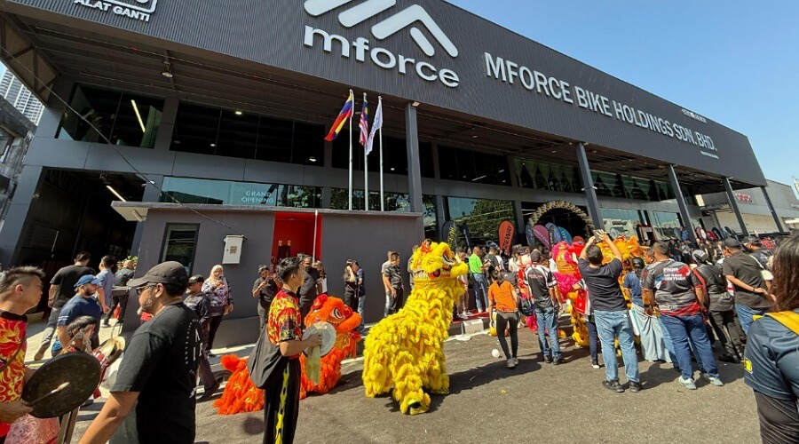 MForce Bike Holdings rasmi miliki pusat servis motosikal terbesar di ...
